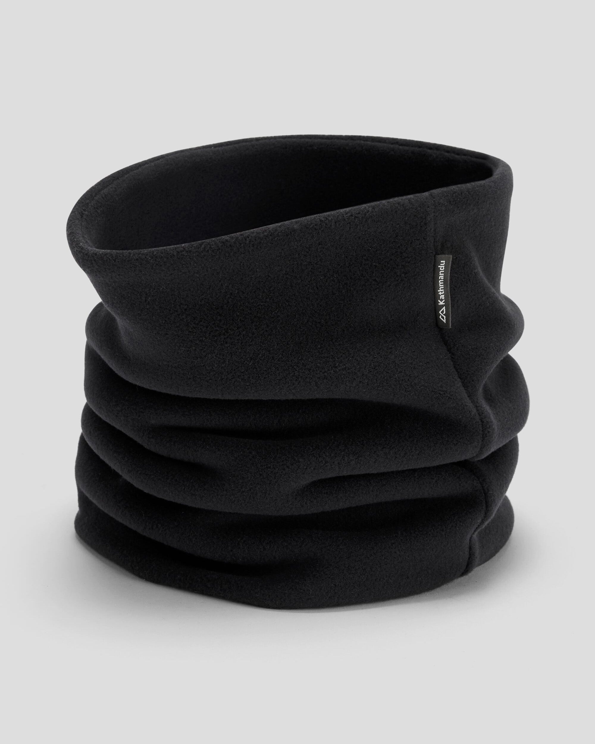Ridge 100 PrimaLoft® Bio Fleece Neck Gaiter - Black – Kathmandu NZ