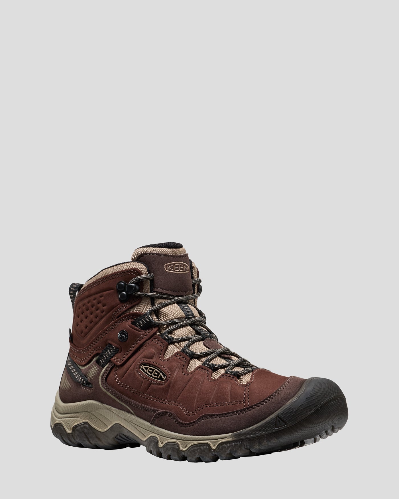 Men's Keen Targhee IV Mid Waterproof Boots - Java/Brindle – Kathmandu NZ