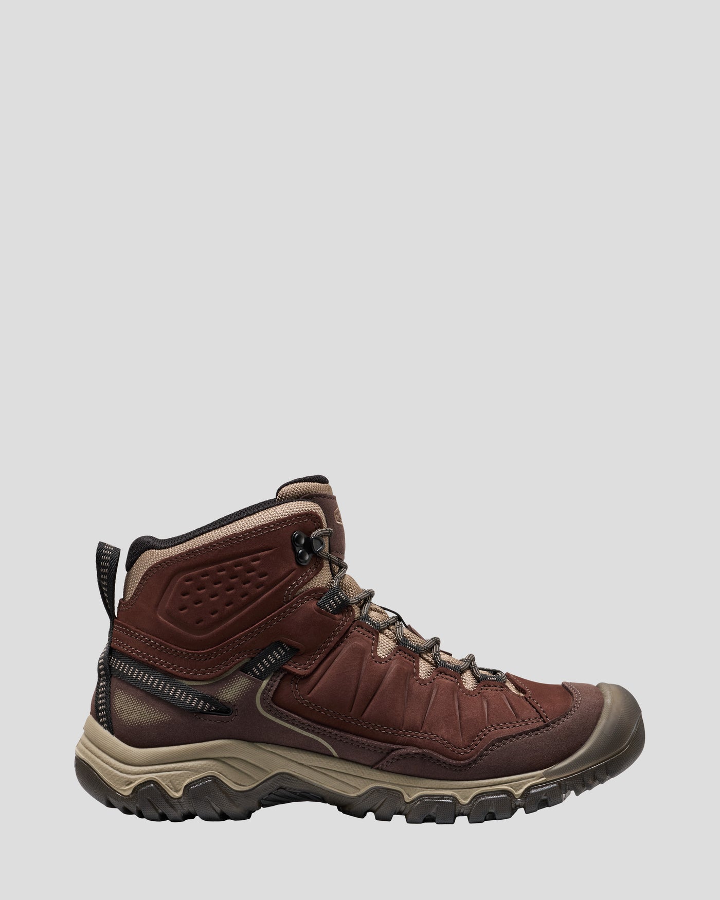 Men's Keen Targhee IV Mid Waterproof Boots - Java/Brindle – Kathmandu NZ