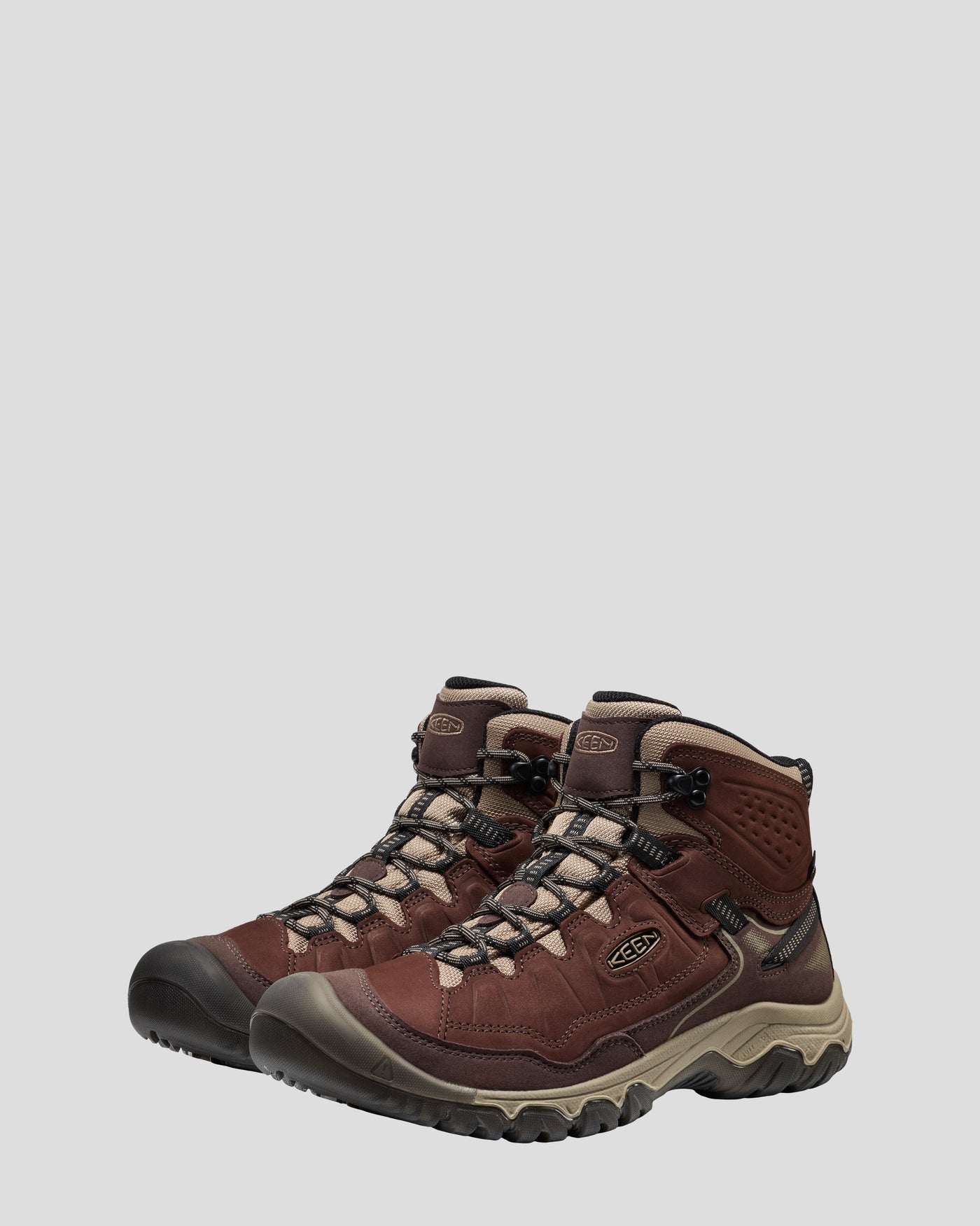 Men's Keen Targhee IV Mid Waterproof Boots - Java/Brindle – Kathmandu NZ