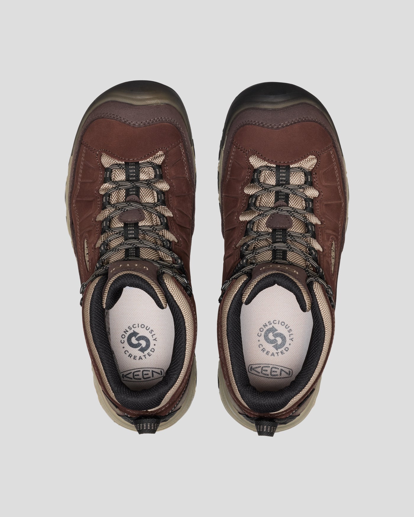 Men's Keen Targhee IV Mid Waterproof Boots - Java/Brindle – Kathmandu NZ