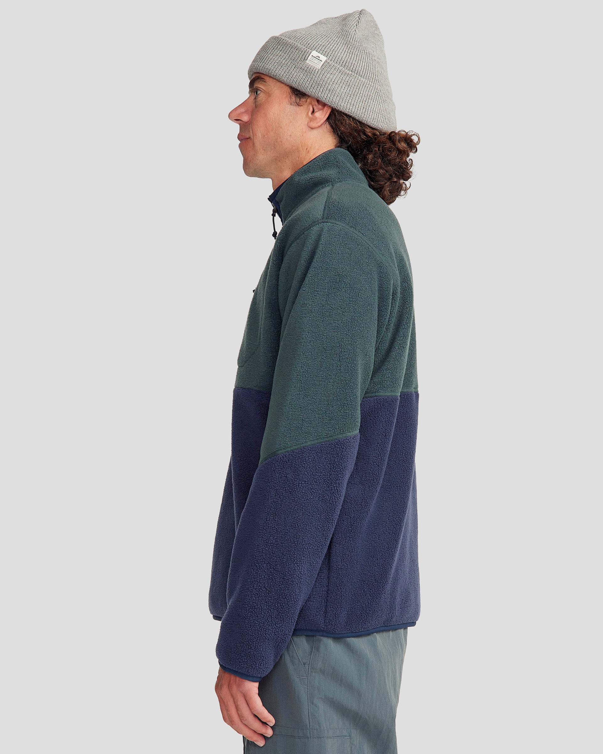 Men's Trailhead Fleece 1/4 Zip Pullover - Deep Forest/Pure Navy ...