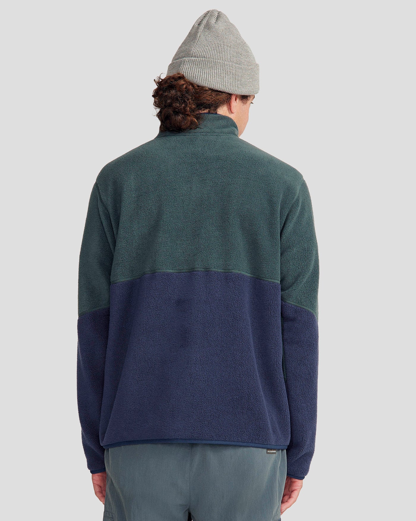 Men's Trailhead Fleece 1/4 Zip Pullover - Deep Forest/Pure Navy ...