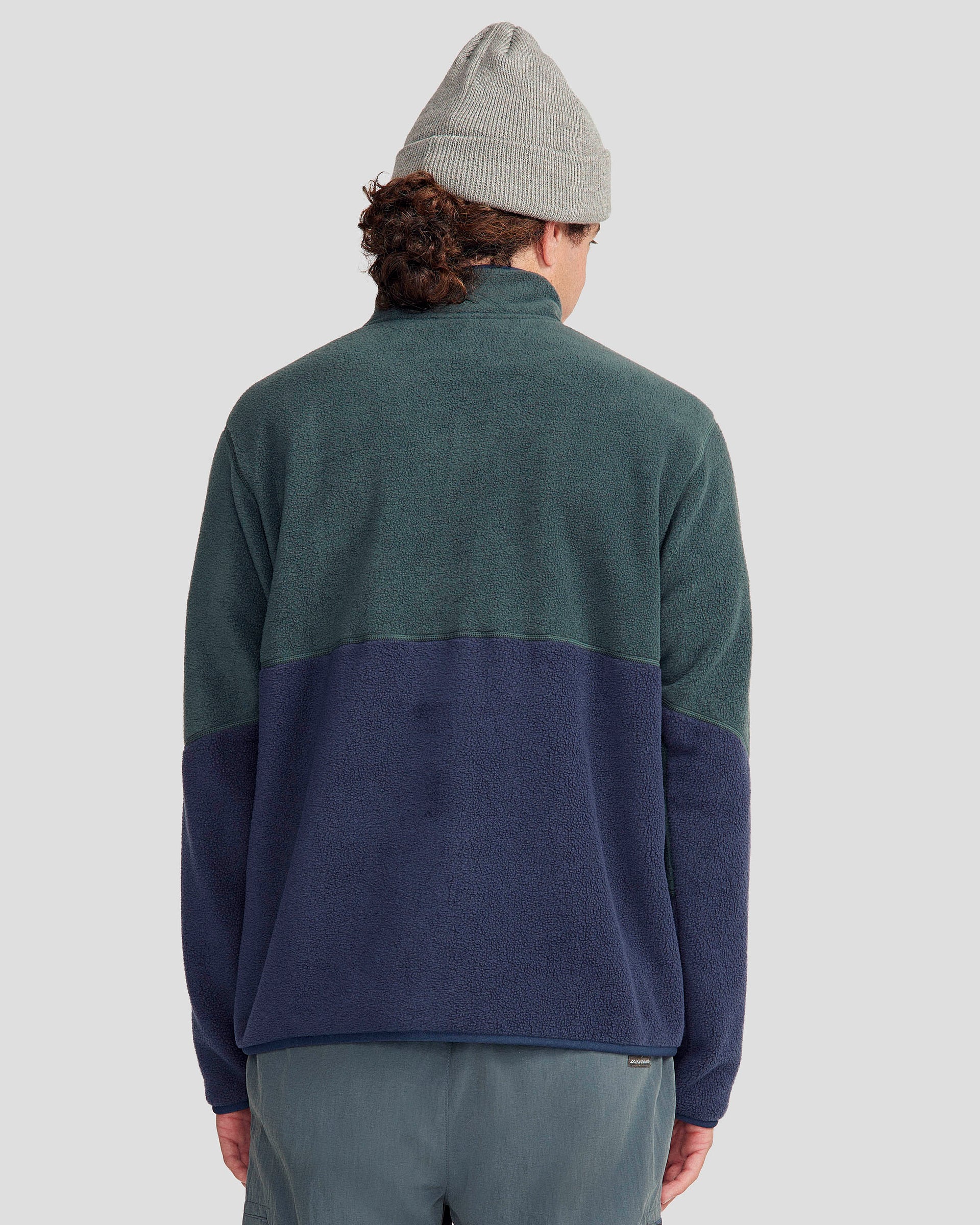 Men's Trailhead Fleece 1/4 Zip Pullover - Deep Forest/Pure Navy ...