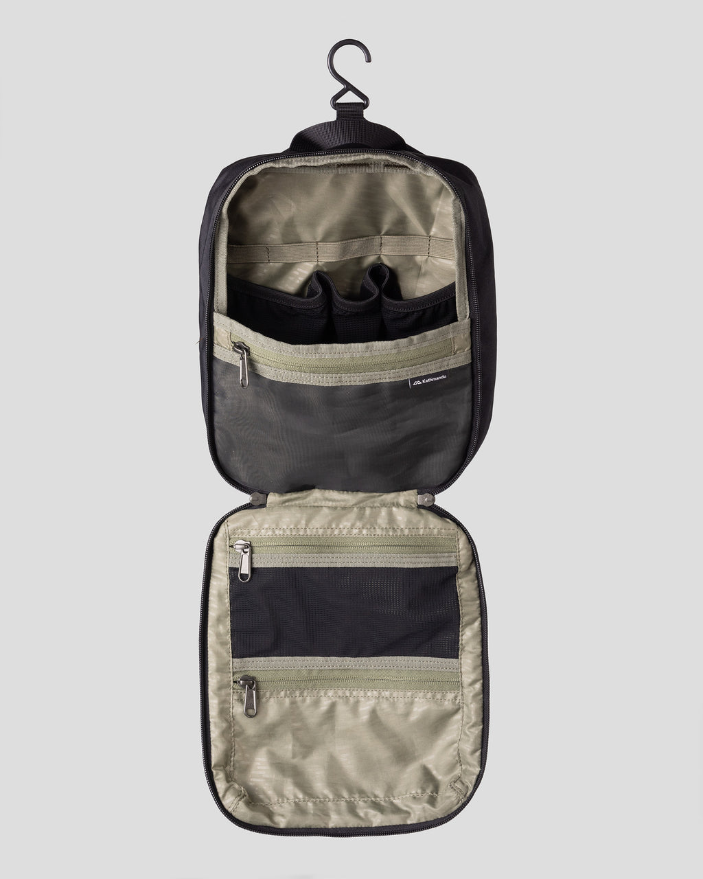 Hanging Toiletry Kit Bag - Black – Kathmandu NZ