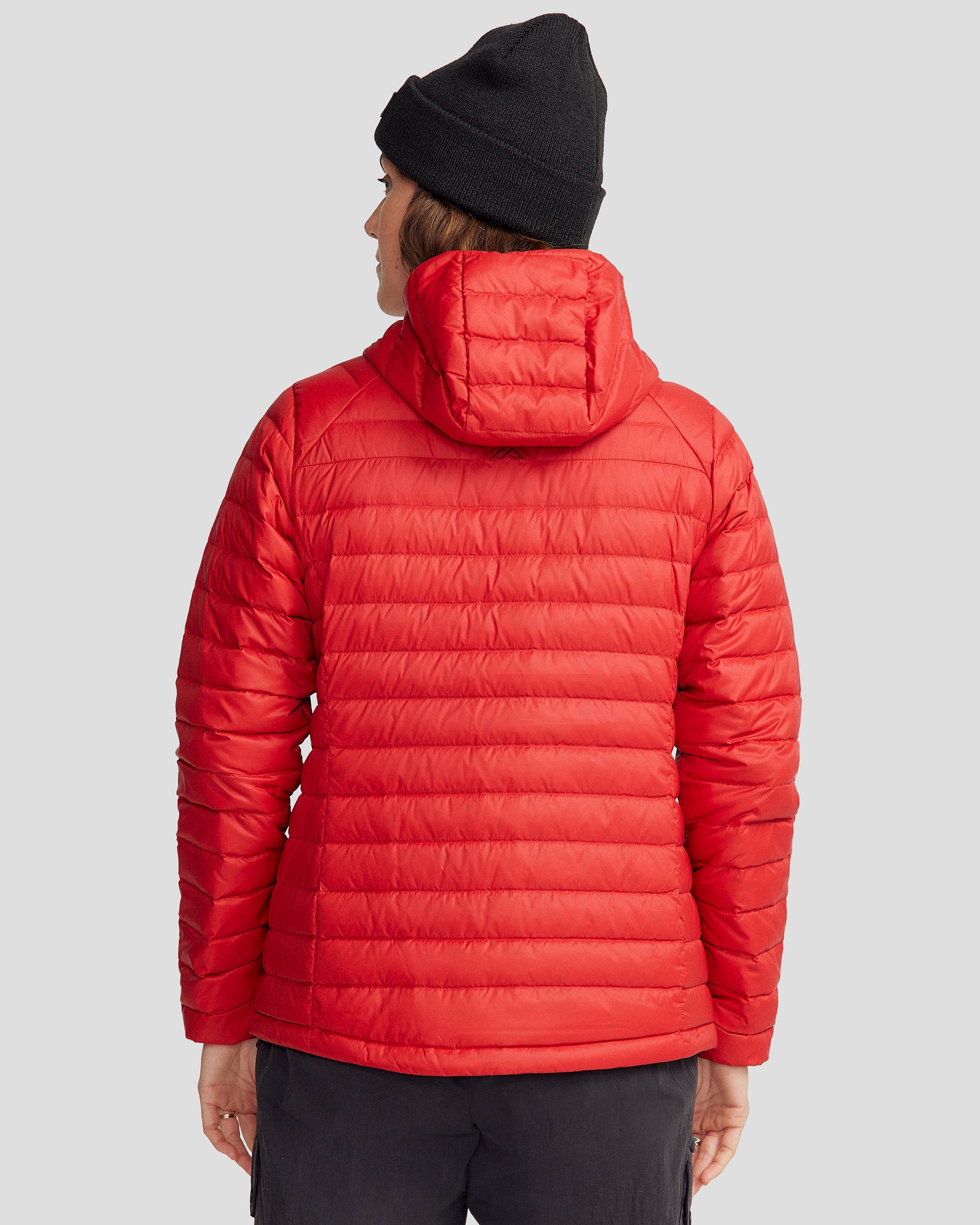 Women's Heli Down Hooded Jacket v3 - Spicy Chilli Pepper – Kathmandu NZ
