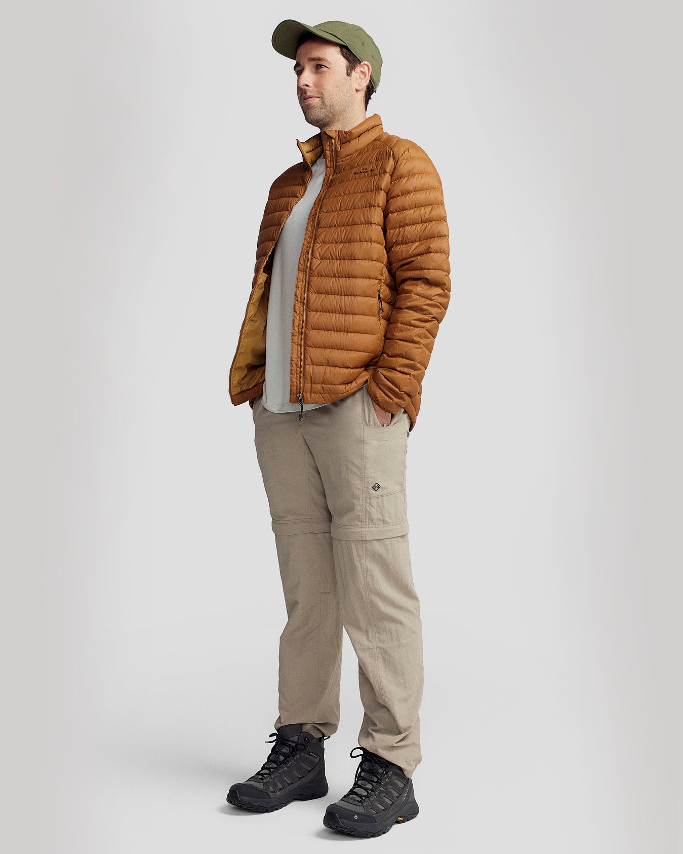 Men's Heli Down Jacket v4 - Bark – Kathmandu NZ