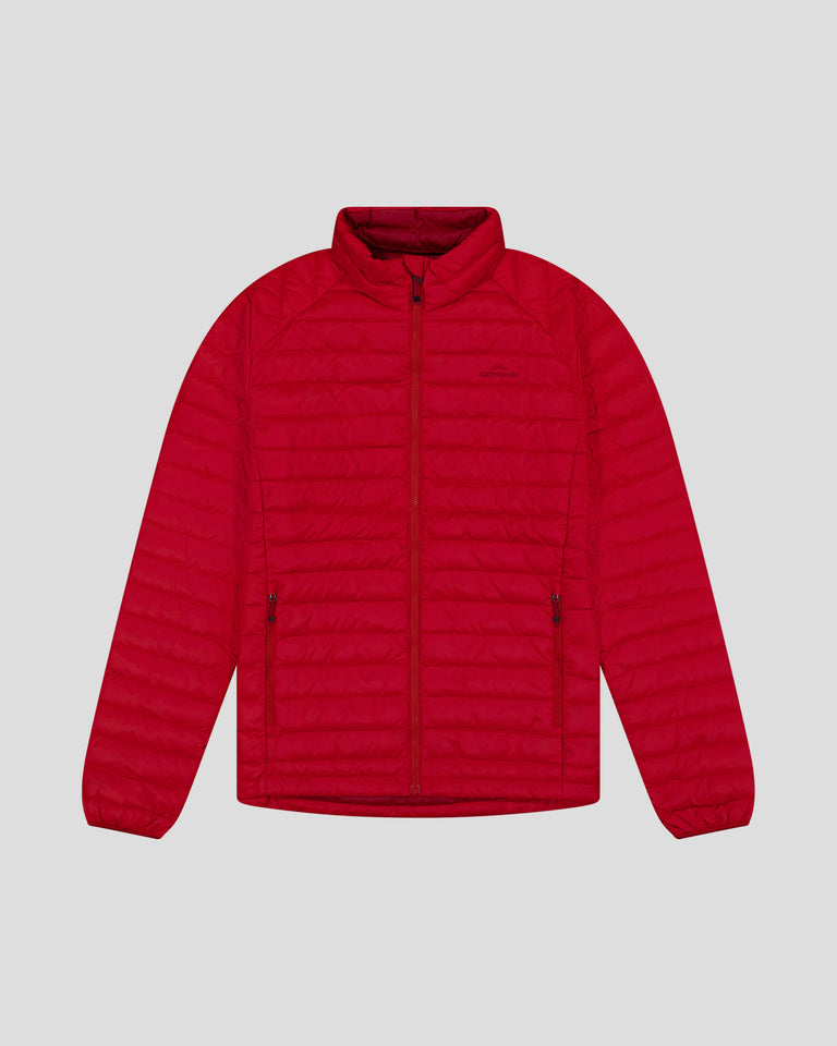 Men's Heli Down Jacket v4 - Spicy Chilli Pepper – Kathmandu NZ