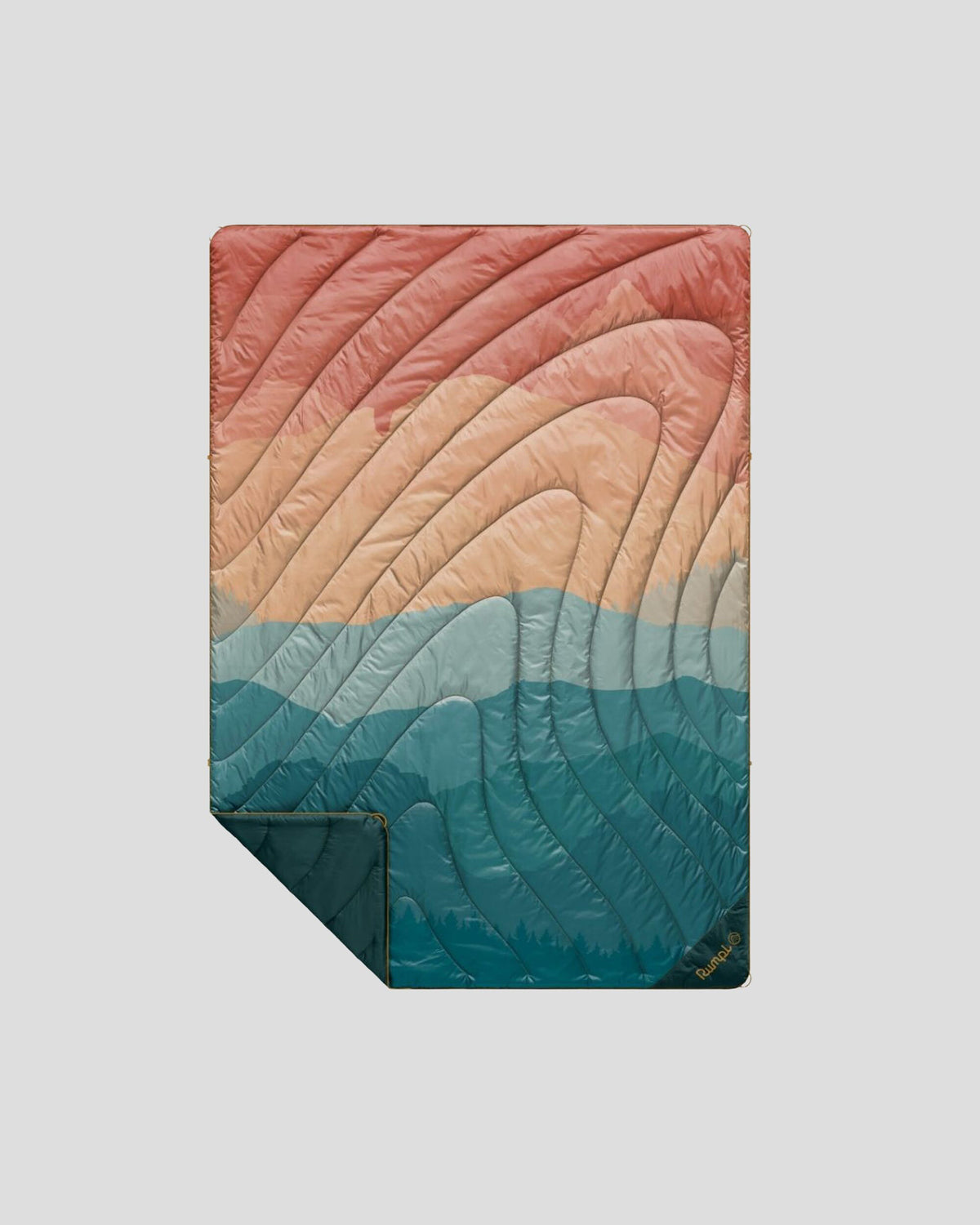 Rumpl Original Puffy Blanket - Rocky Mountain Sunset Fade – Kathmandu NZ