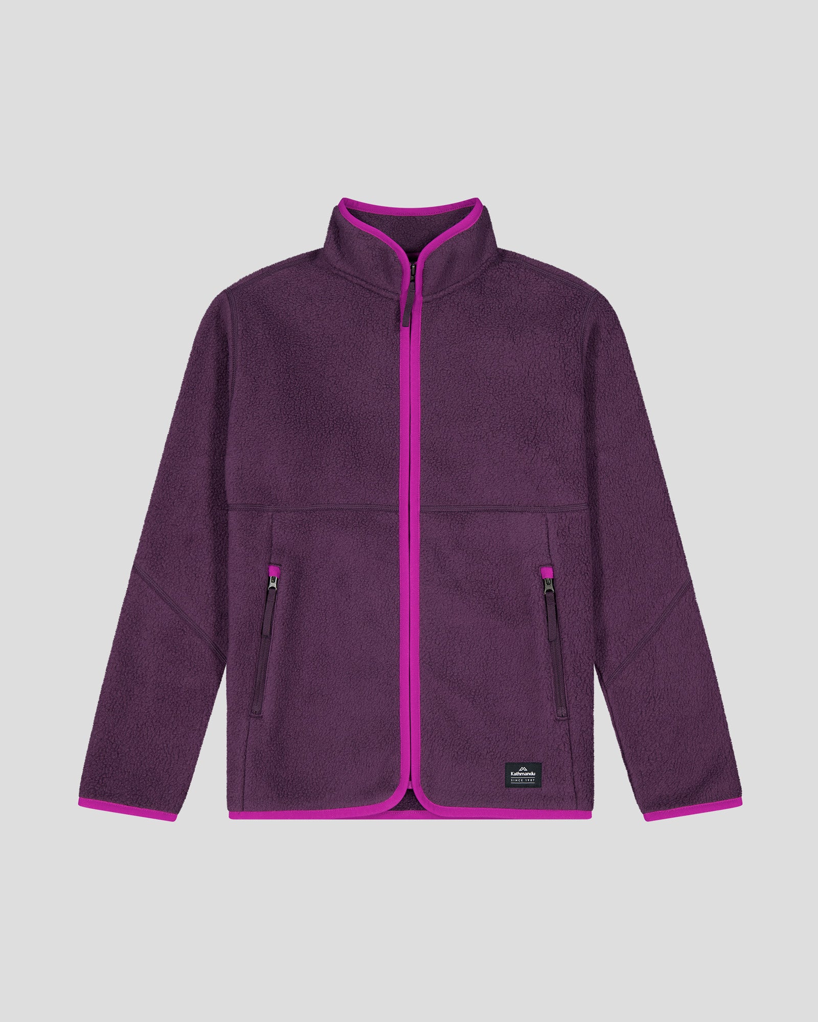 Kids Trailhead Fleece Jacket - Jam – Kathmandu NZ