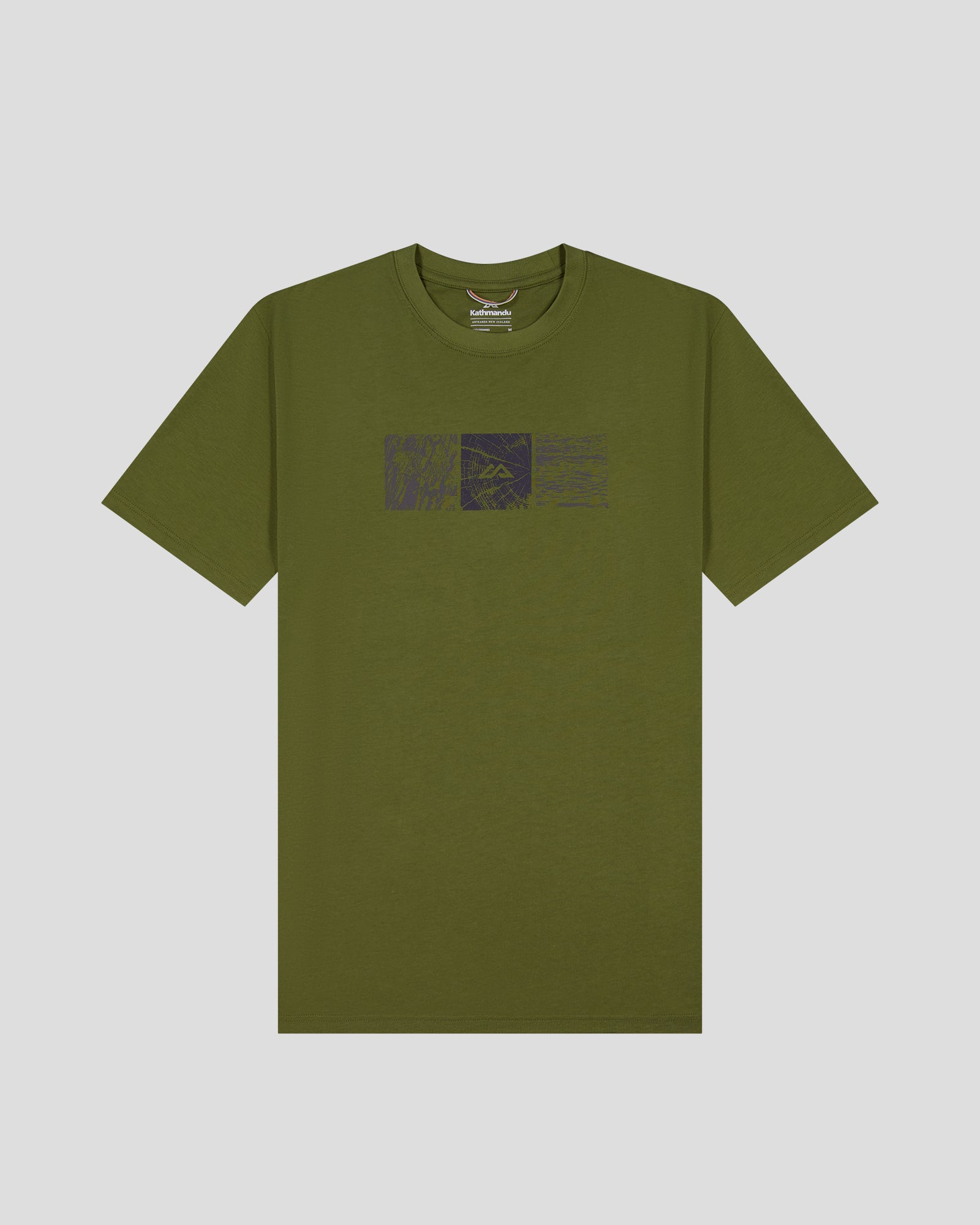 Men's Photo Scape Organic Cotton T-Shirt - Dark Fern – Kathmandu NZ