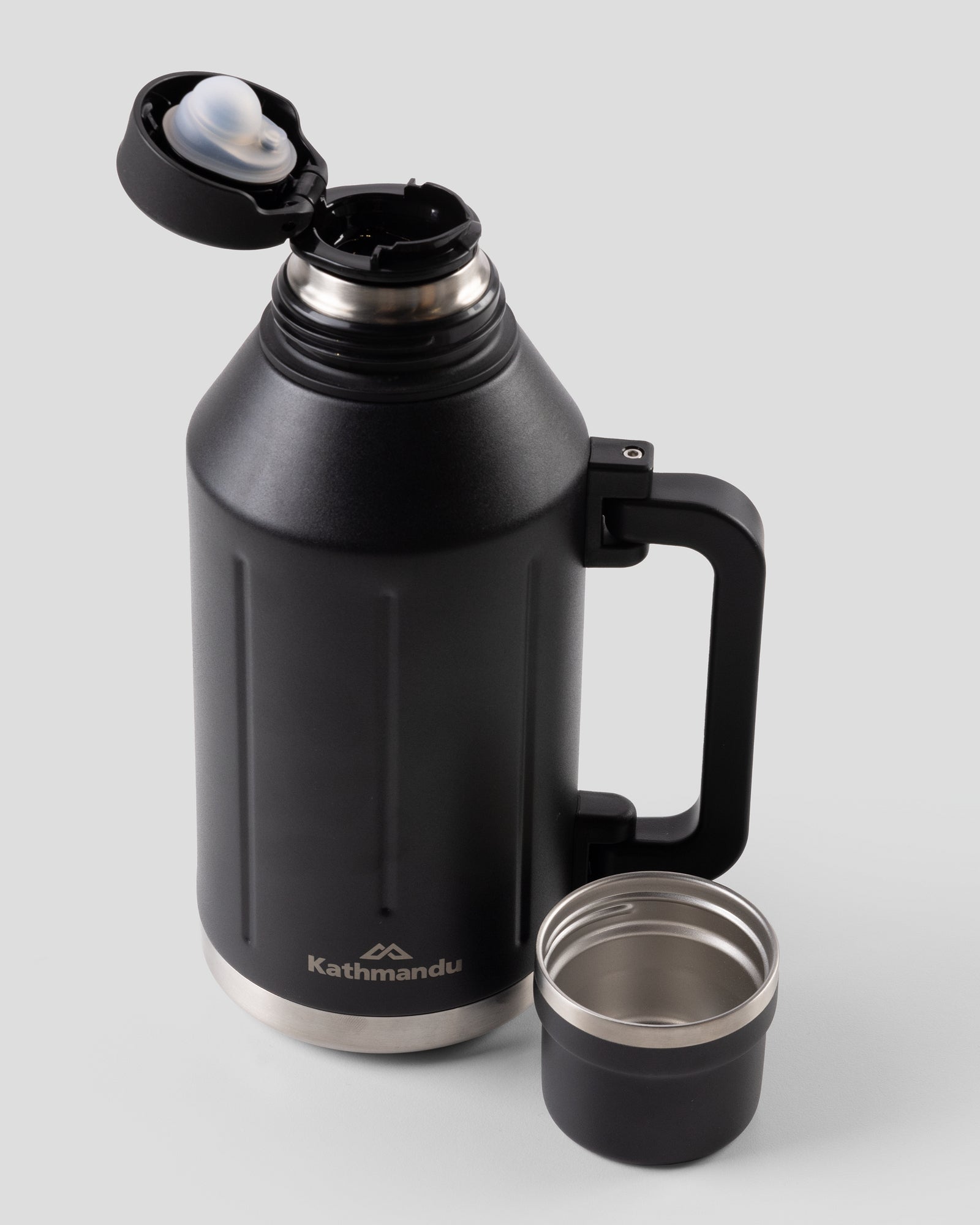 Insulated Flask With Cup - 1.2L - Black Stingray – Kathmandu NZ