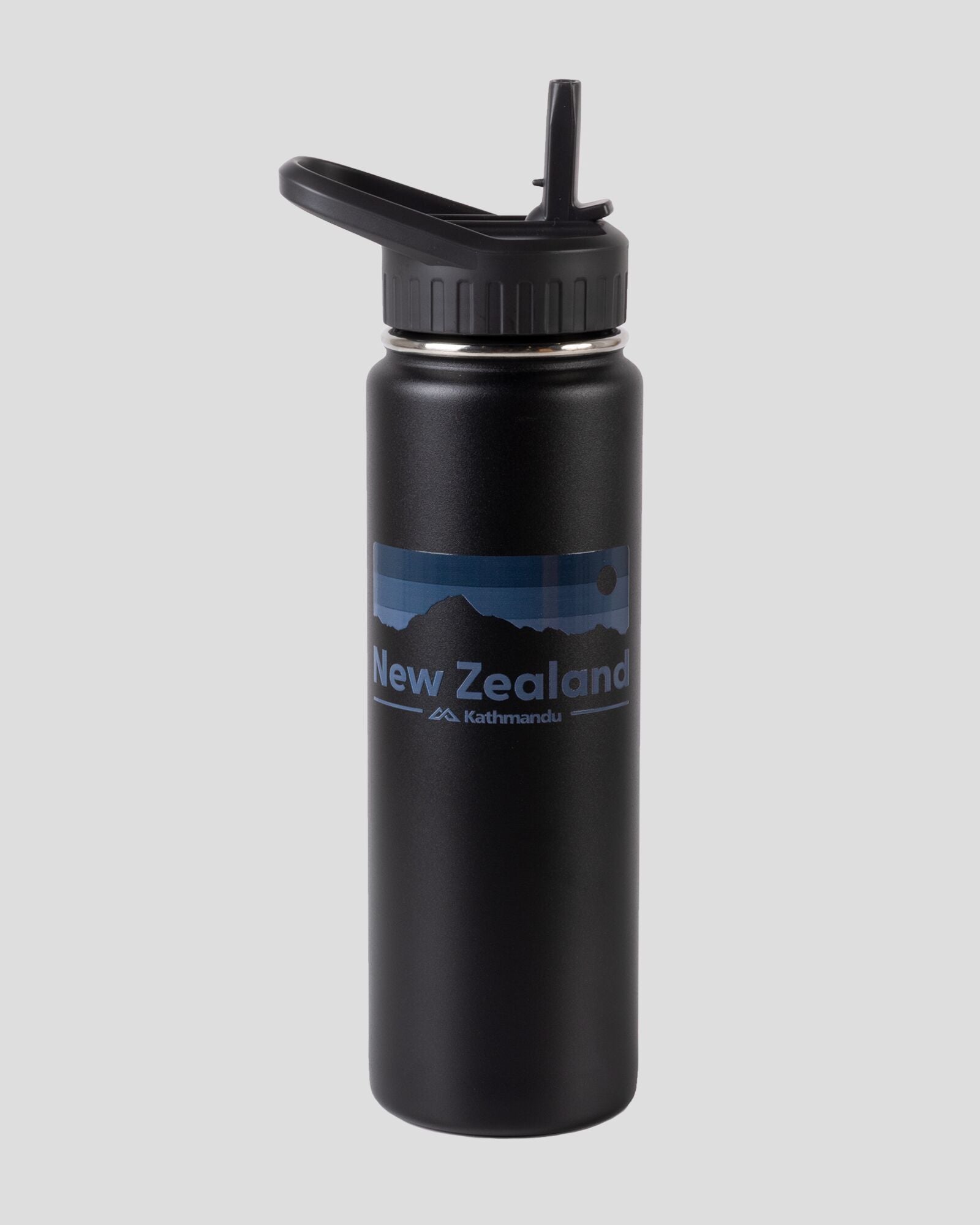 Straw Lid Insulated Bottle NZ - 710 ml - Black Stingray – Kathmandu NZ