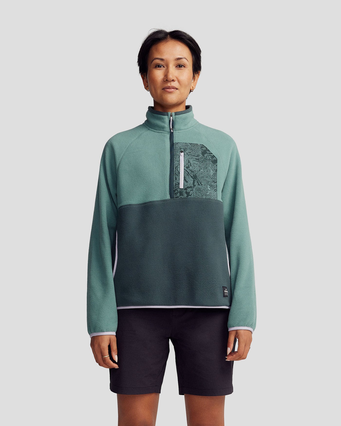 Women’s Trailhead Fleece Lightweight Pullover - Light Forest/Deep Fore ...