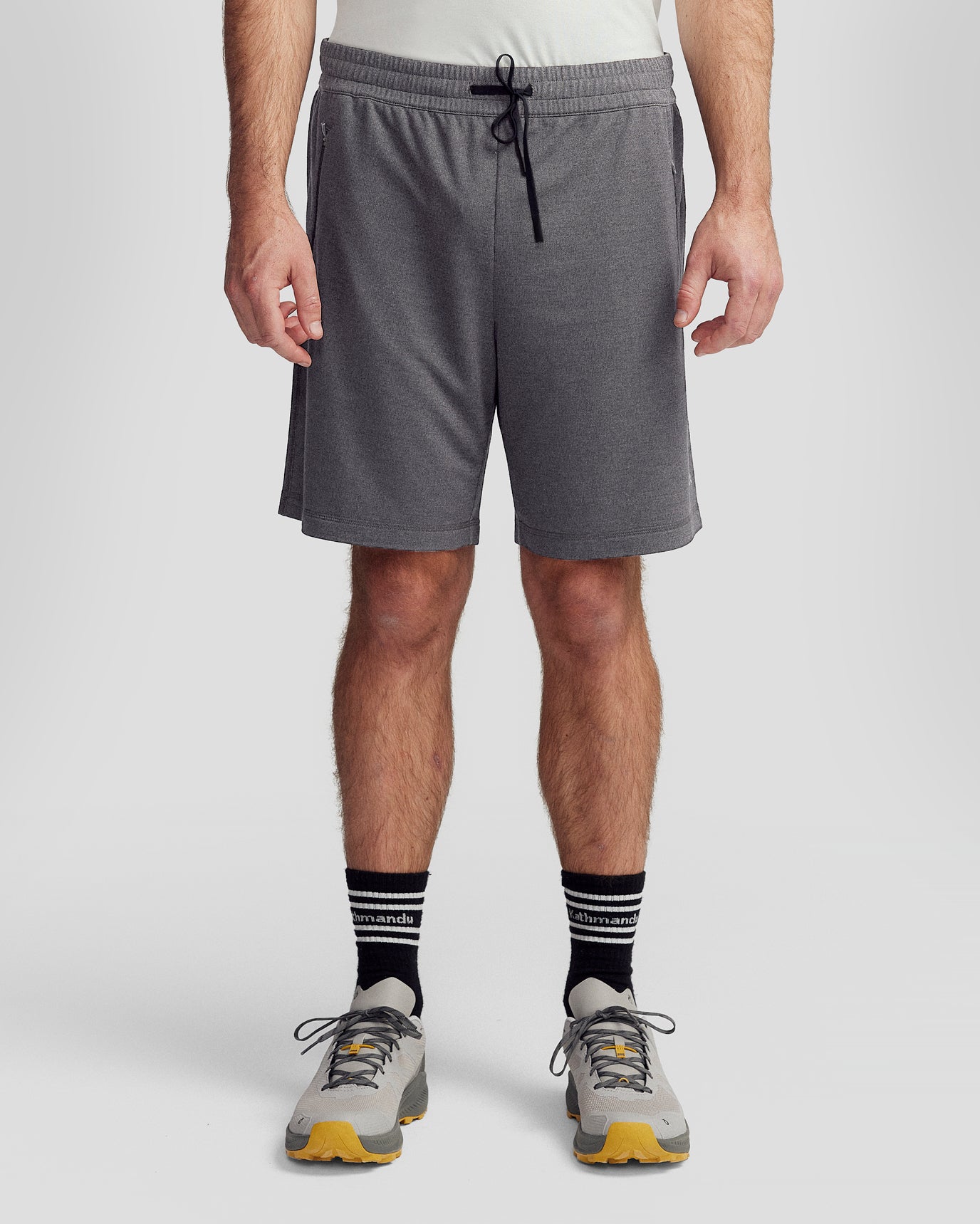 Men’s Anytime 7” Shorts - Mid Grey Marle – Kathmandu NZ