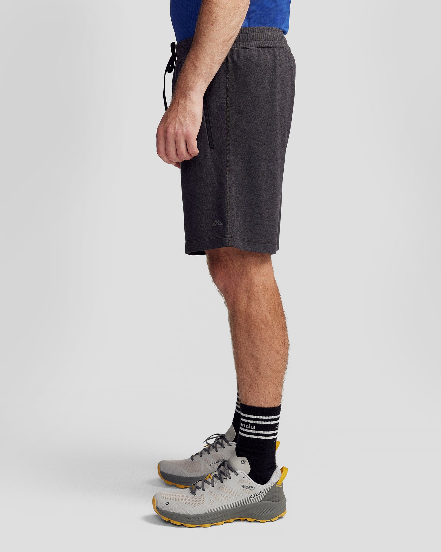 Men’s Anytime 7” Shorts - Charcoal Marle – Kathmandu NZ