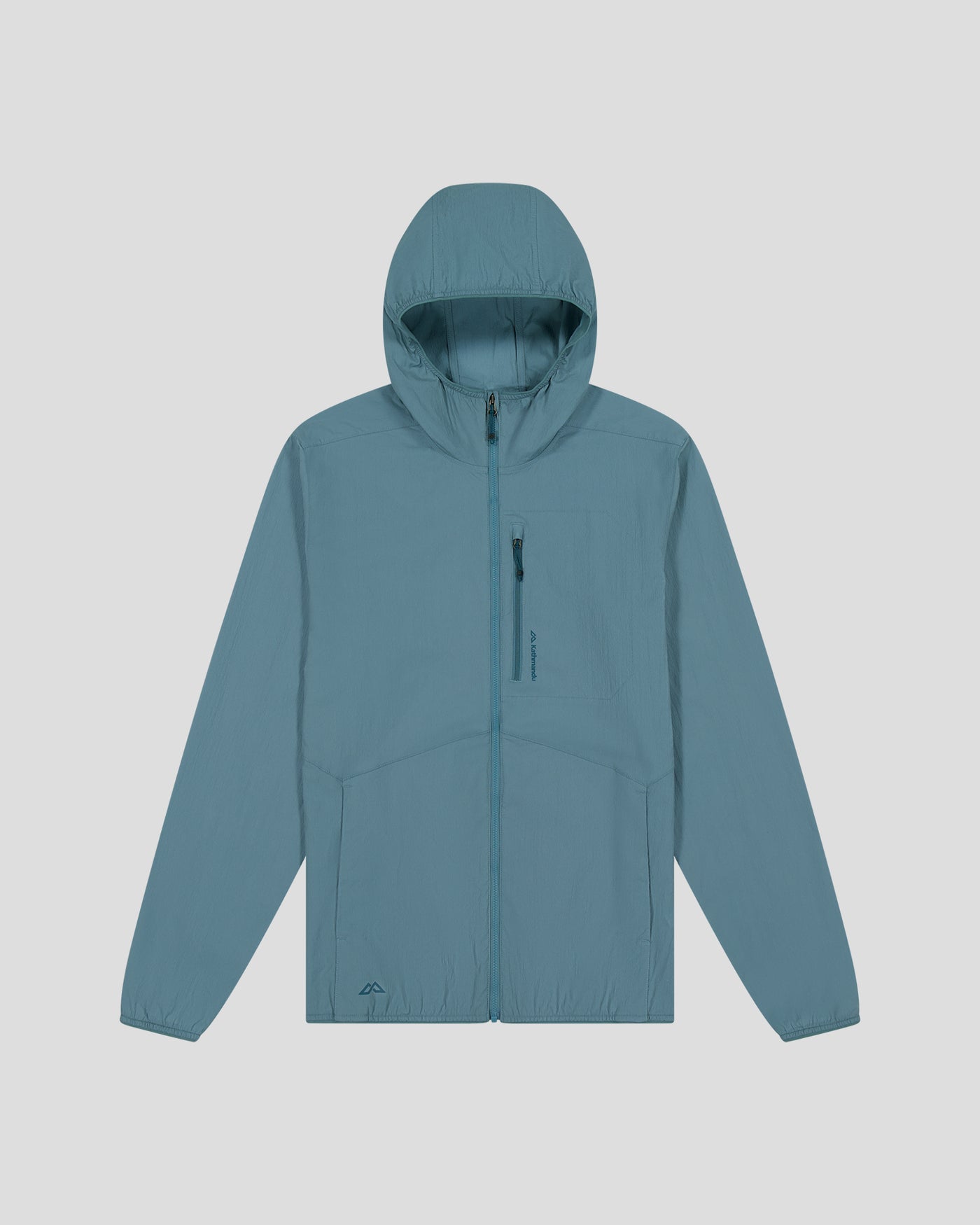 Men’s Trailhead Windbreaker - Washed Blue – Kathmandu NZ