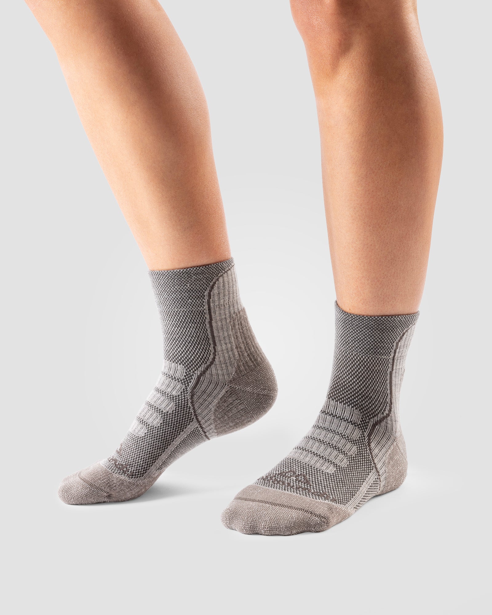 Ridge Wool Blend ¼ Crew Sock - Oatmeal – Kathmandu NZ