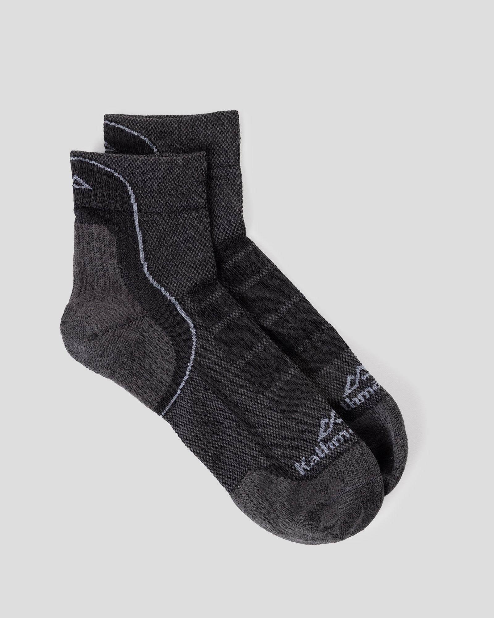 Ridge Wool Blend ¼ Crew Sock - Black Stingray – Kathmandu NZ