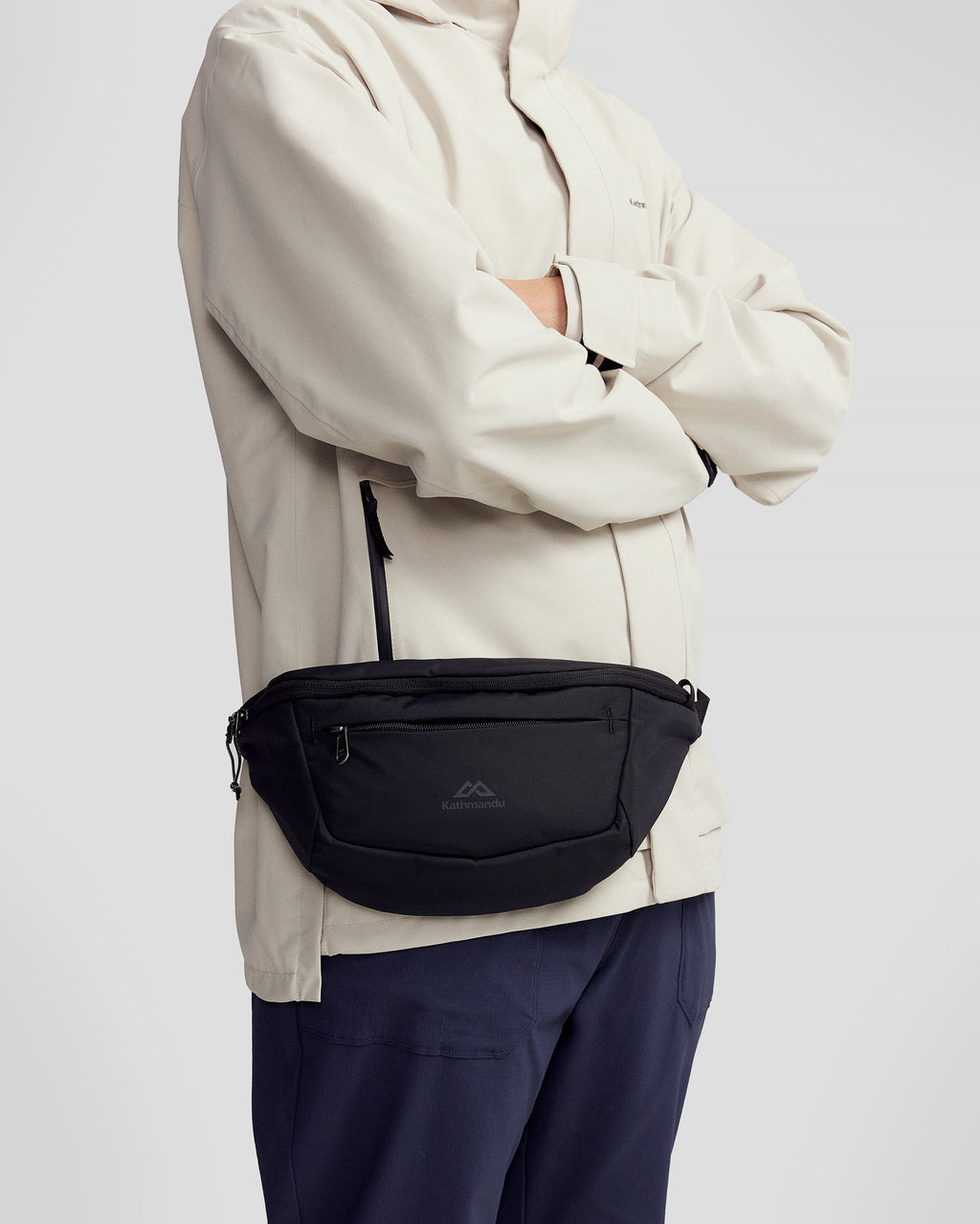 Flight RFID Hip Pack - Black Stingray – Kathmandu NZ