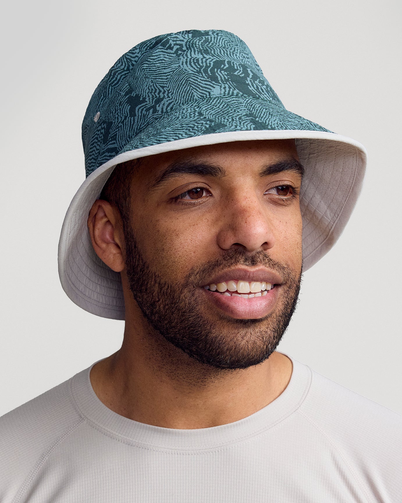 Reversible Bucket Hat - Light Hike/Forest Nature Lines Print – Kathmandu NZ