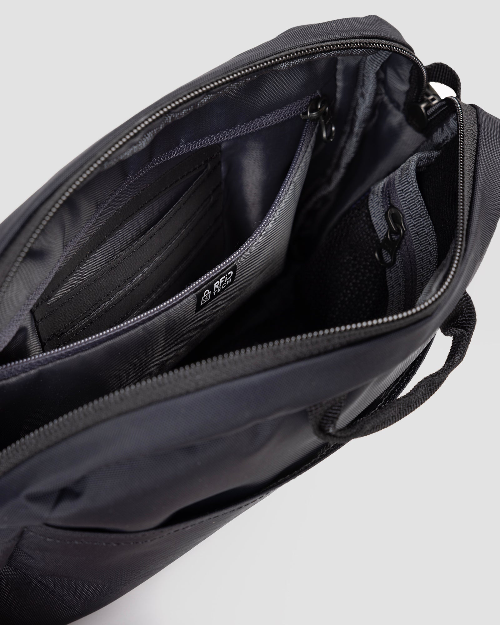 Flight RFID Crossbody - Black Stingray – Kathmandu NZ