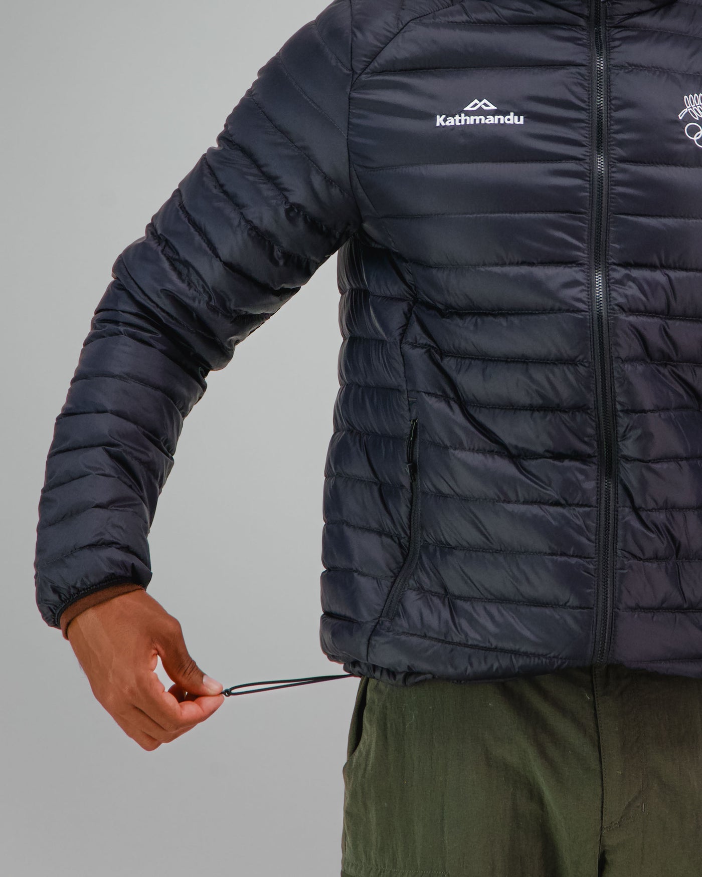 Men's Heli Down Jacket - Black Replica | New Zealand Team Replica Coll ...