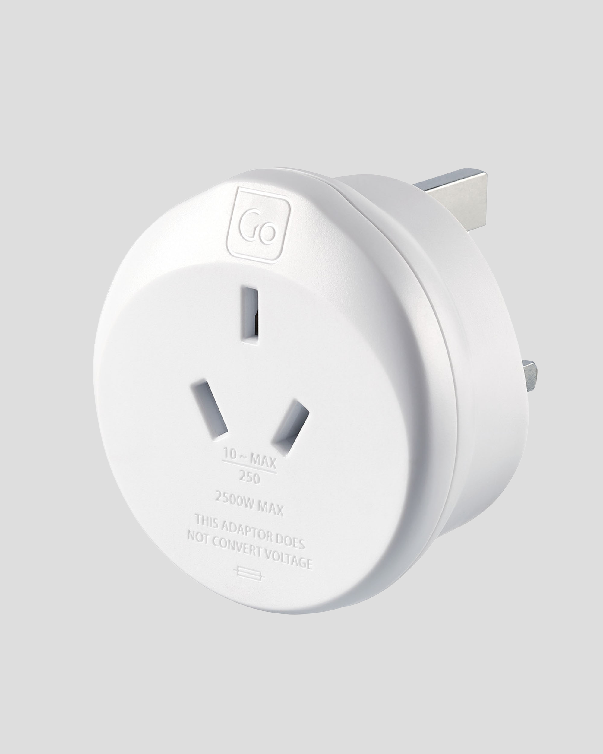 Go Travel Aus - UK Adaptor - White – Kathmandu NZ